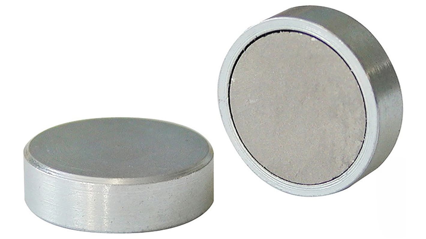 E766 | Eclipse Pot Magnet 25mm Samarium Alloy, 15kg Pull | RS
