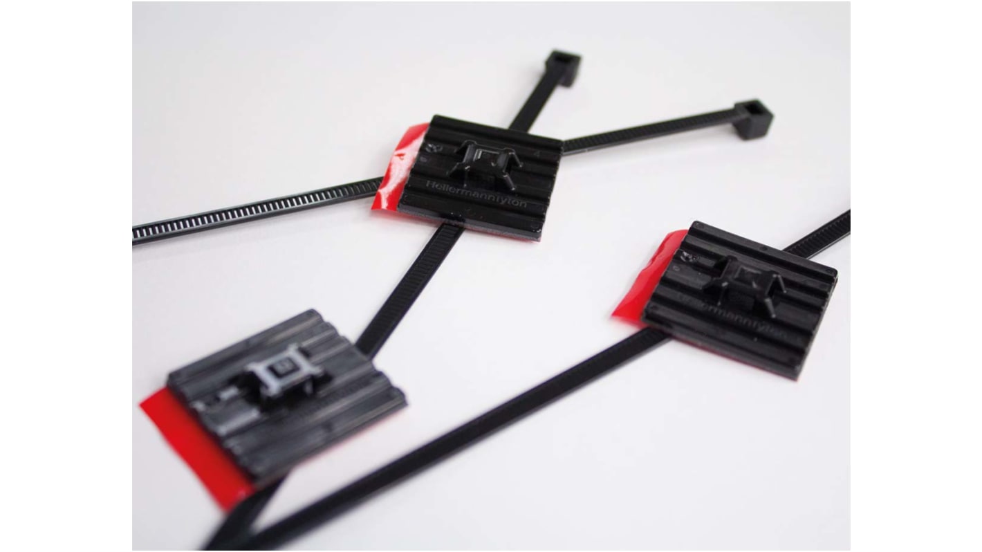 HellermannTyton 結束バンド, 200mm, 黒, ポリアミド 6.6, 912-14946 'FLEXTACK KIT T50RF BK | RS