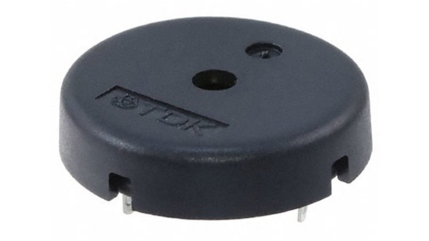 PS1740P02E | TDK 75dB PCB Mount High External Piezo Buzzer, 17 (Dia.) x ...