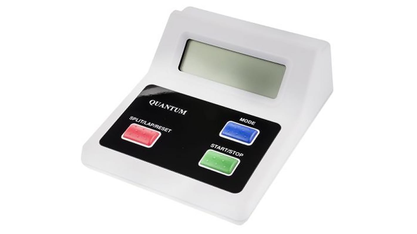 RS PRO White Desktop Timer, With RS Calibration | RS