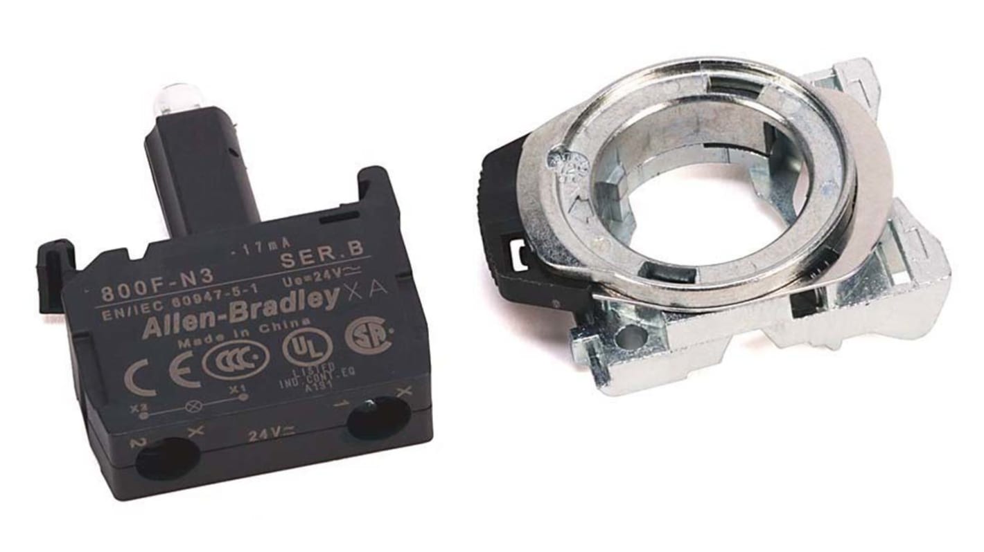 800F-MN3W | Allen Bradley 800F Series Light Block, 24V ac/dc, White ...