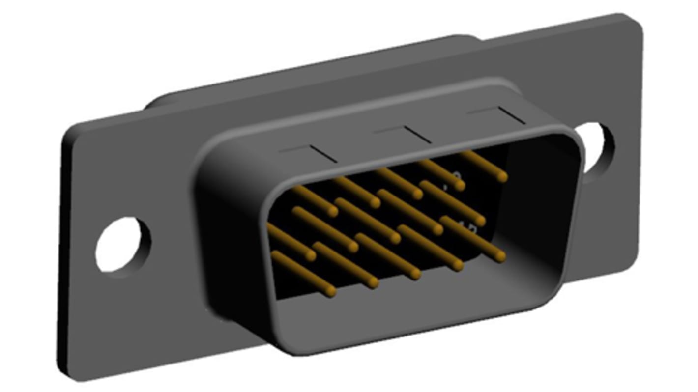 780-M15-113R001 | Norcomp SEAL-D 15 Way Plug-In Mount D-sub Connector Plug, 2.286mm Pitch | RS