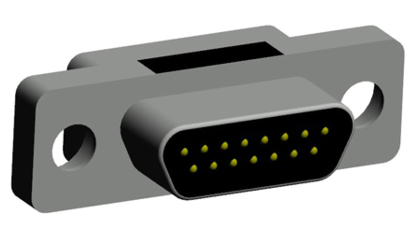 380-015-113L001 | Norcomp MICRO-D 15 Way Through Hole D-sub Connector ...