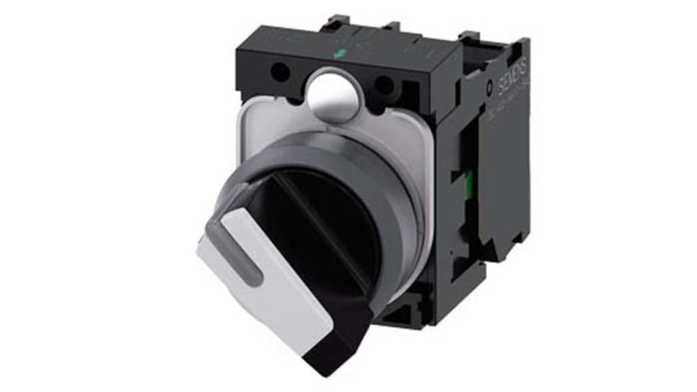 3SU1130-2BF60-1MA0 | Siemens Short Handle Selector Switch - (SPDT) 22mm ...