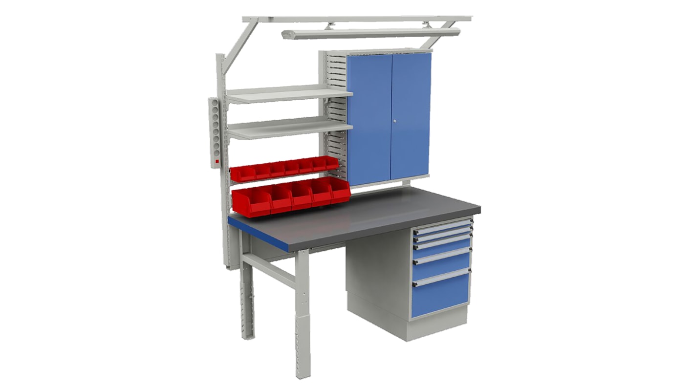 C13041316 | Treston Steel Workbench, 850mm x 1500mm | RS