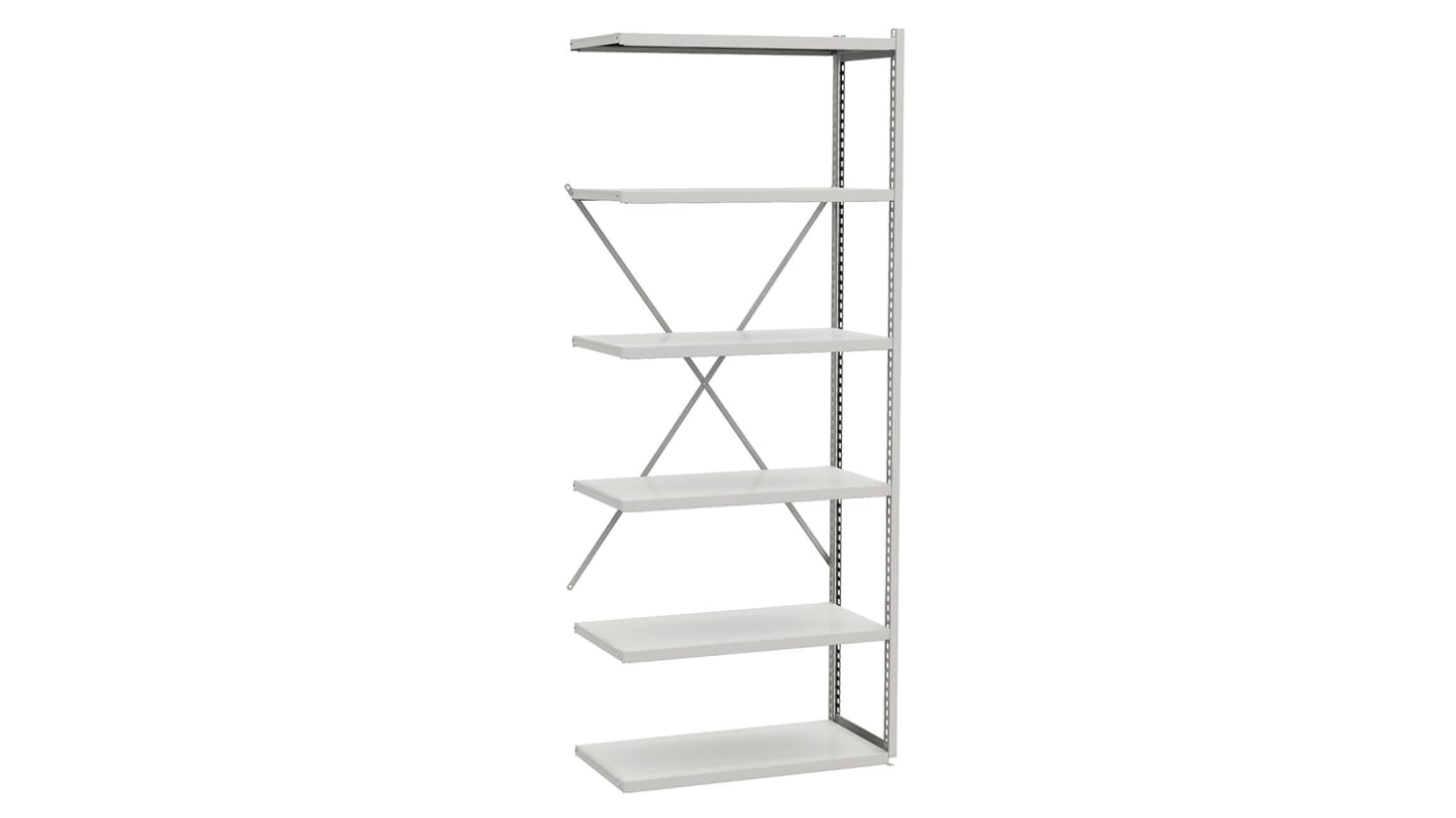 C32549001P | Treston Grey Steel Storage Rack System Extension Bay ...