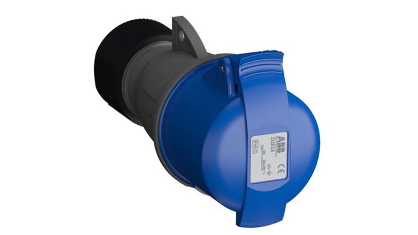 2CMA102031R1000 232EC6 | ABB, Easy & Safe IP44 Blue Cable Mount 2P + E ...