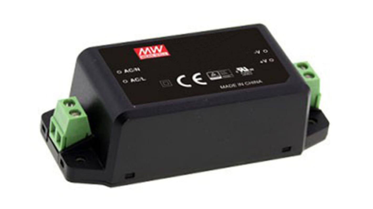 MEAN WELL Switching Power Supply, IRM-30-5ST, 5V dc, 6A, 30W, 1 Output ...