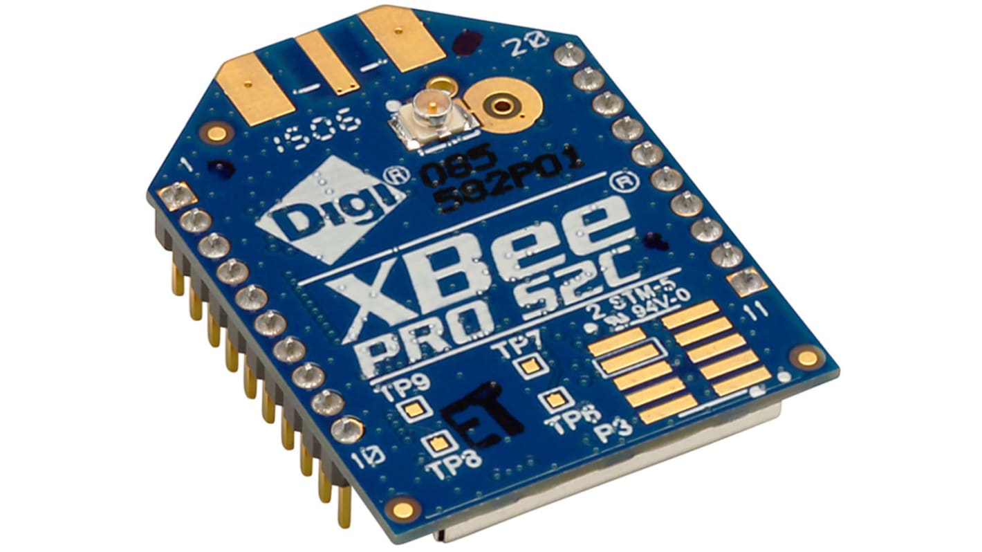 Digi International XBee-Pro S2C RF Transceiver Module 2.4GHz ZigBee ...