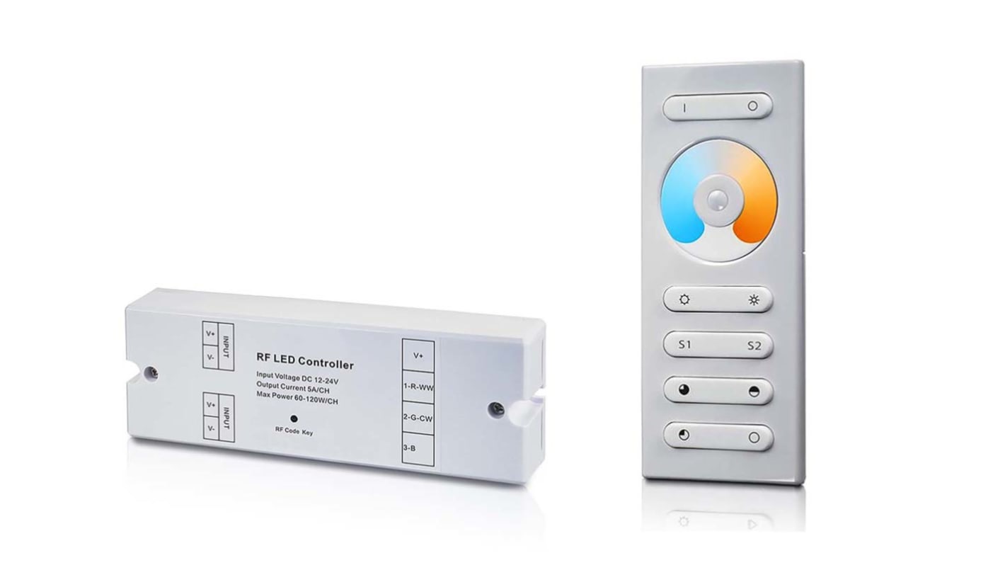CCT-RF-KIT | PowerLED Remote LED Controller, 3 x 5A Output | RS