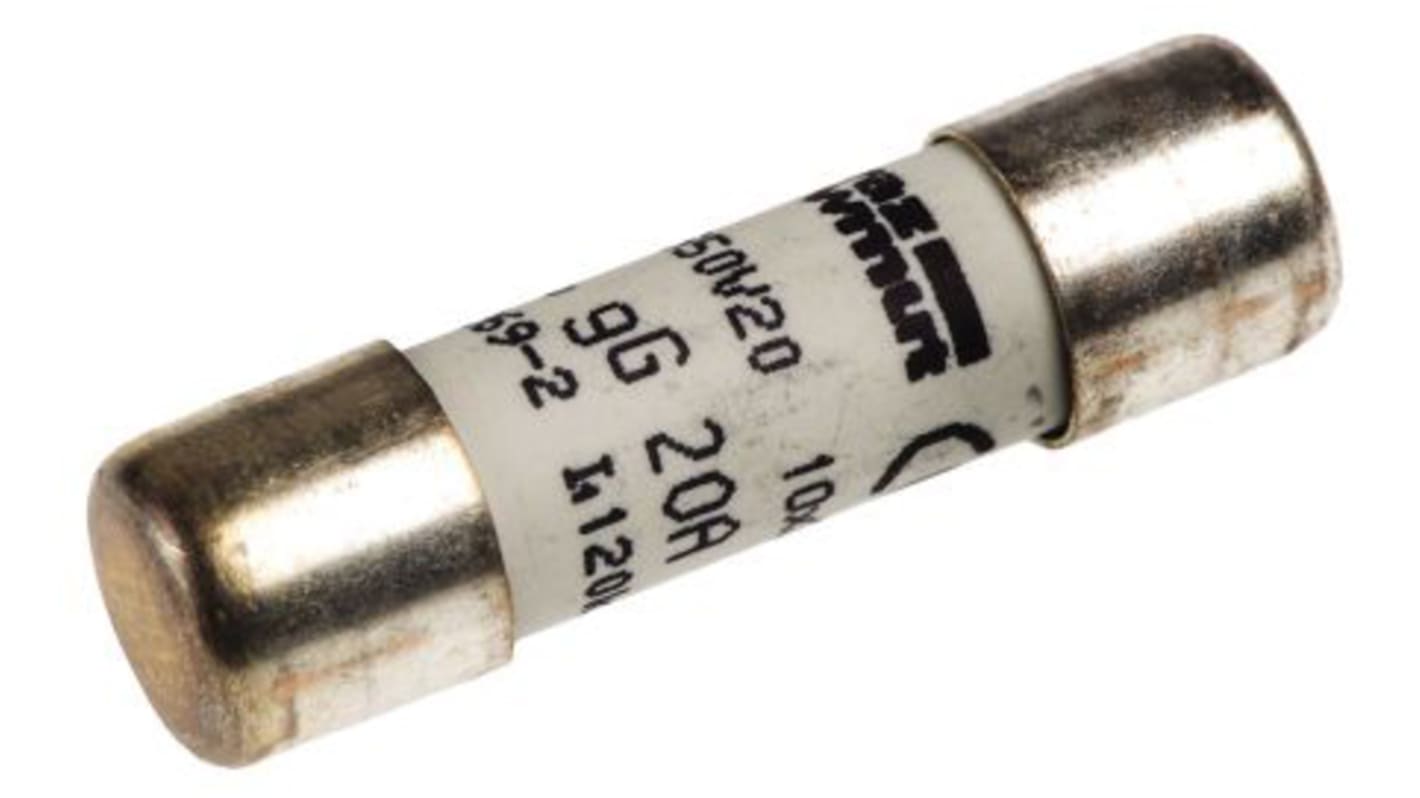 E1014580 / FR10GR69V20 | Mersen 20A FF Ceramic Cartridge Fuse, 10 x ...