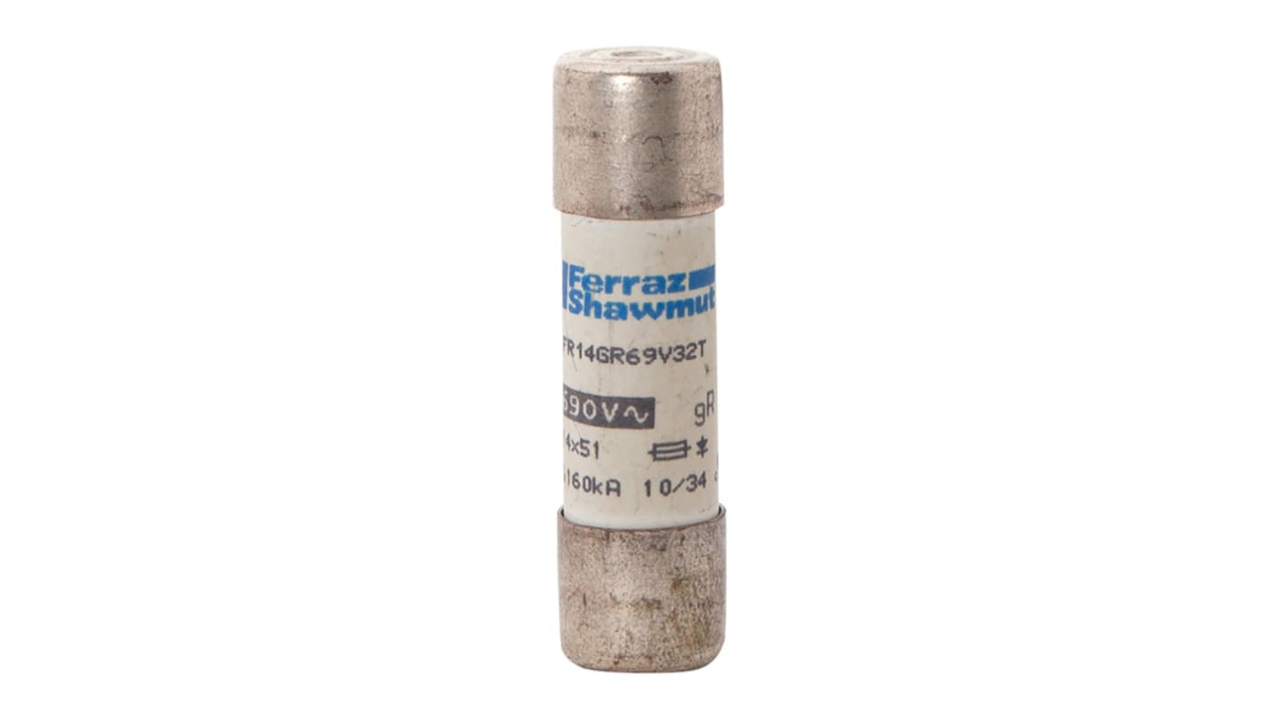 L1017185 / FR14GR69V20T | Mersen 20A FF Cartridge Fuse, 14 x 51mm | RS