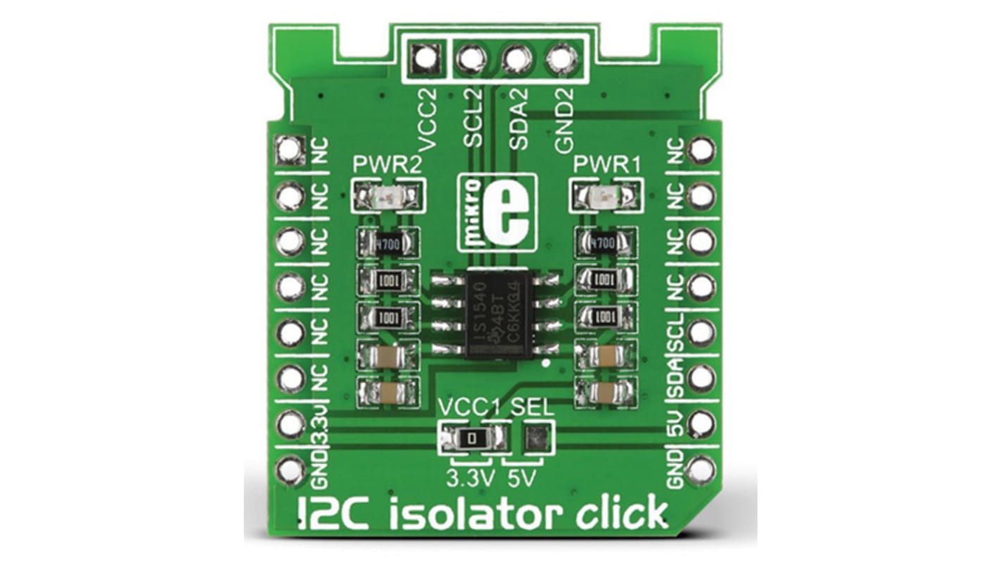 MikroElektronika I2C Isolator Click ISO1540 Development Kit for MikroBUS MIKROE-1878 | RS