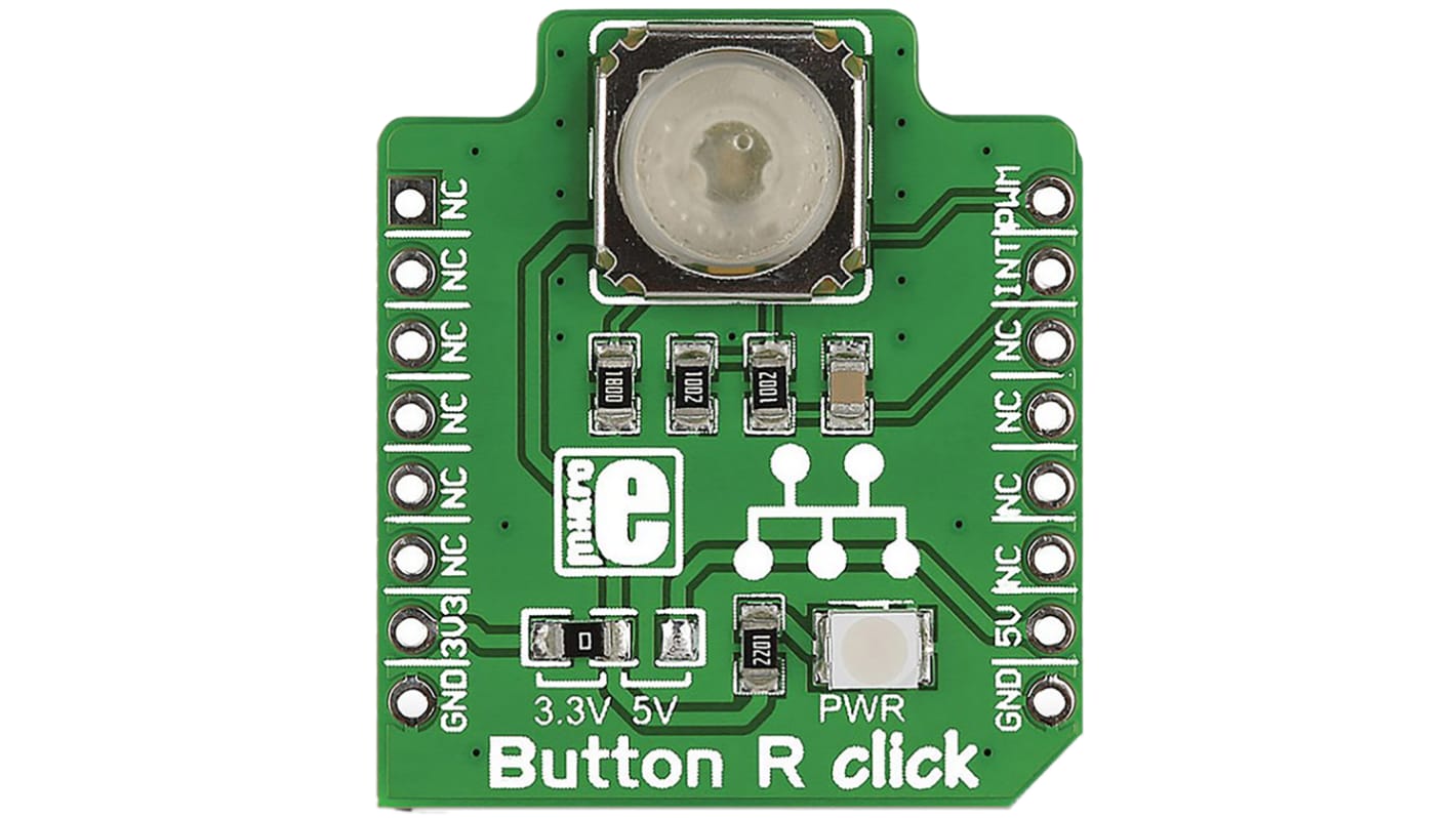 MIKROE-1901 | MikroElektronika Button R mikroBus Clickボード | RS