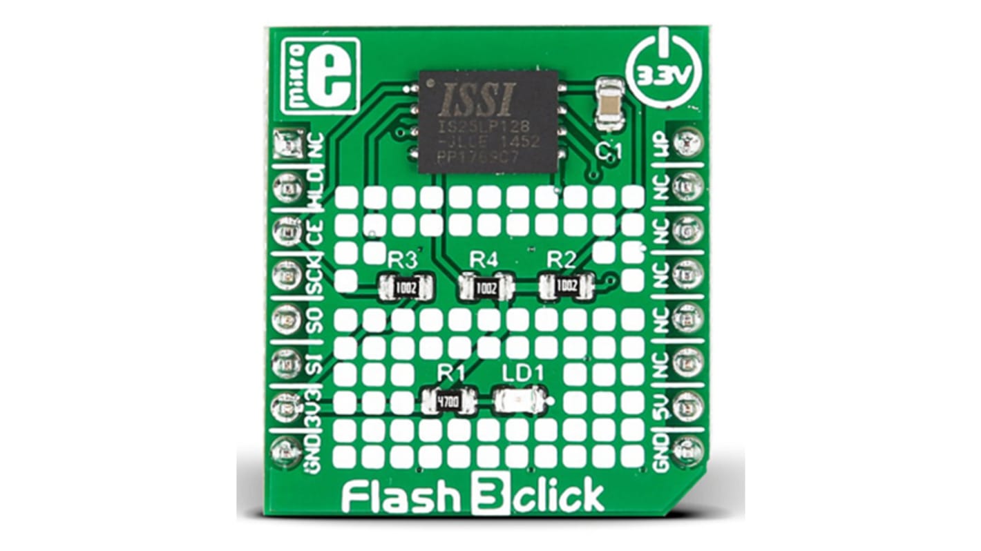 MikroElektronika MIKROE-2374, Flash 3 click Serial Flash Development ...