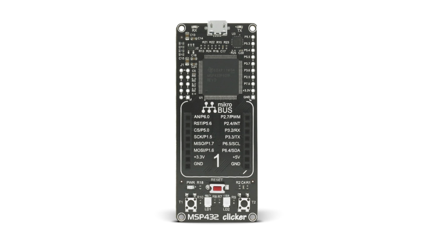 MikroElektronika MSP432 Clicker MCU Add On Board MIKROE-2503 | RS