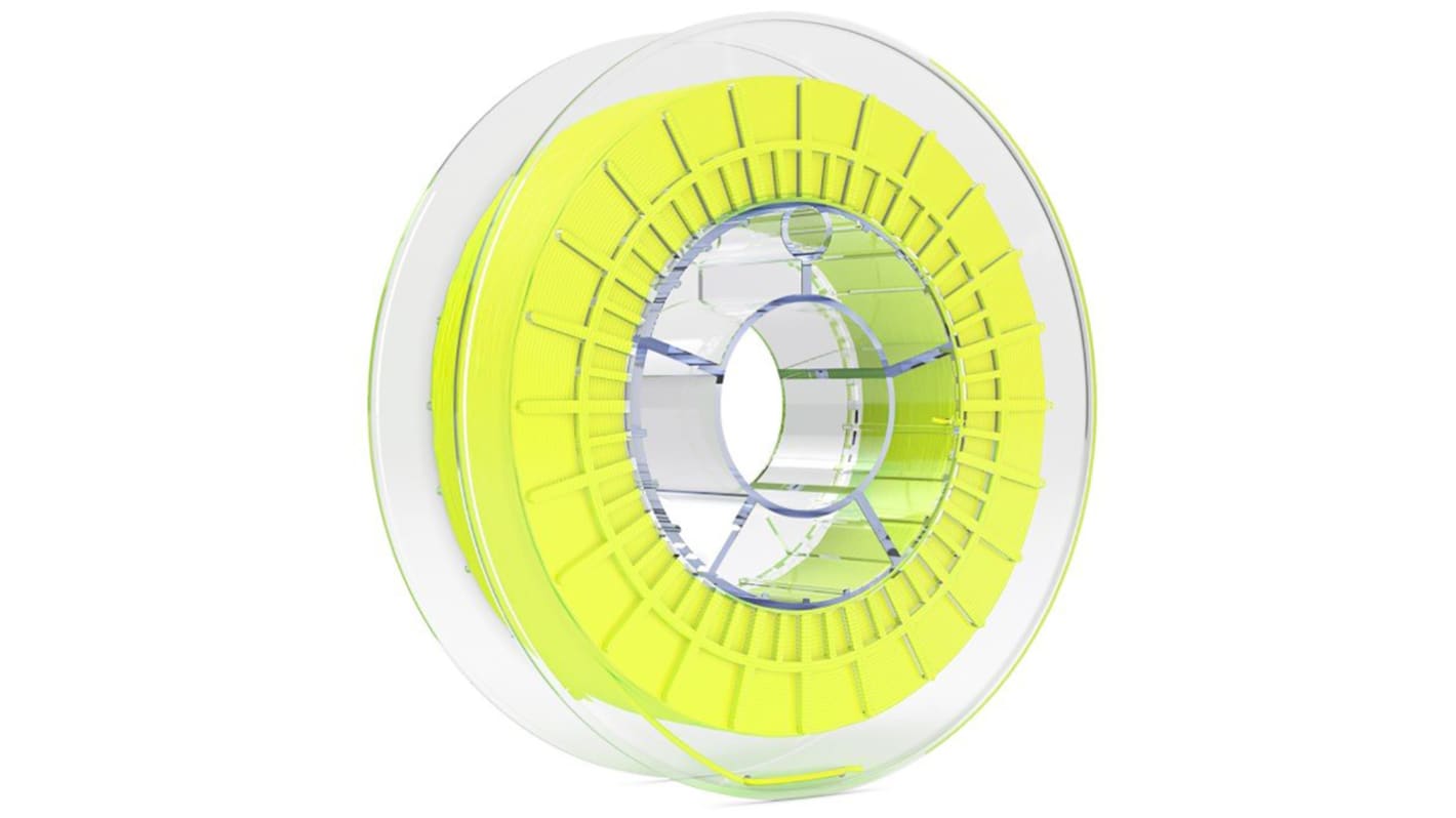 F000093 | BQ 1.75mm Fluorescent Yellow Filaflex 3D Printer Filament ...