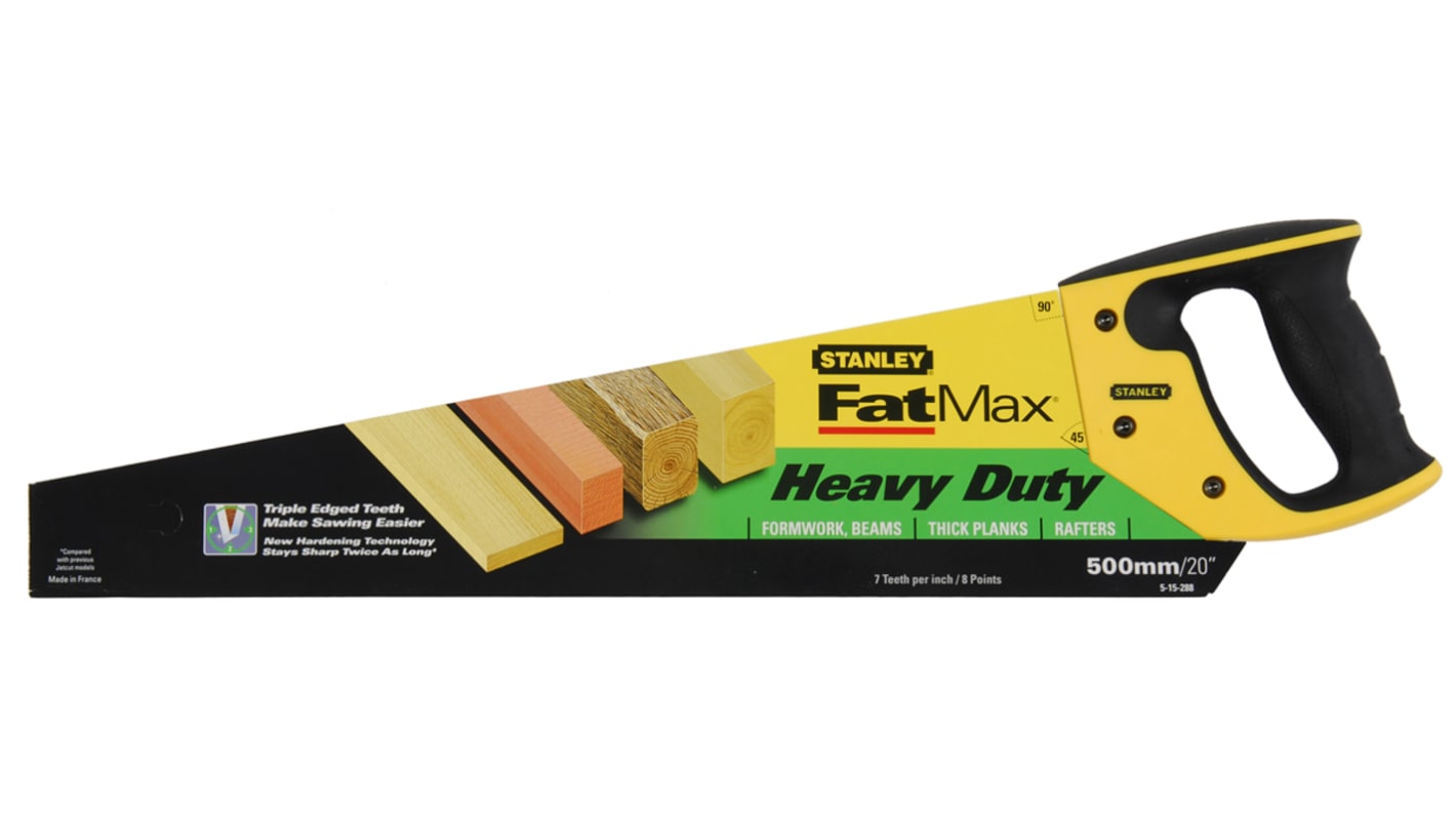 5-15-288 | Stanley FatMax Hand Saw, 7 TPI | RS