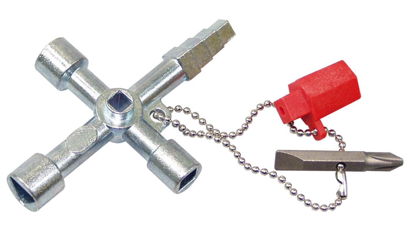 RS PRO 4-way Control Cabinet Key | RS