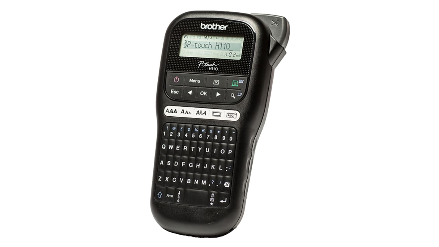 PTH110TA1 | Brother PT-H110 Handheld Label Printer, 12mm Max Label ...