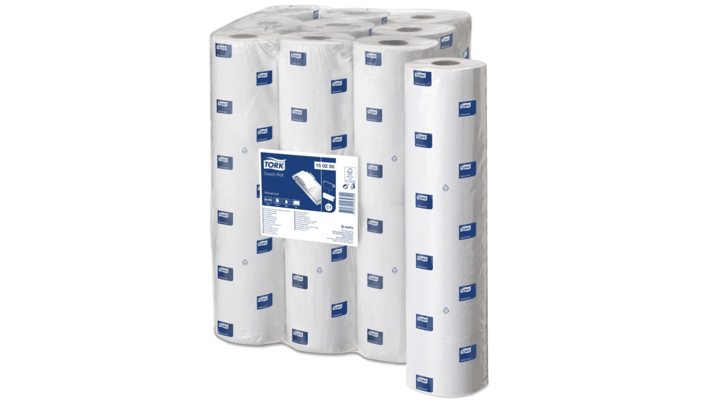 150250 | Tork Rolled White Paper Towel, 56.1 m x 480mm, 2-Ply, 165 ...