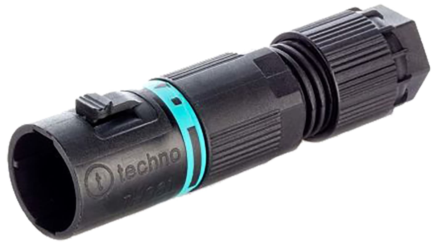 RS PRO Tee Plug, 2-Pole, Male, 1-Way, Cable Mount, 10A, IP68 | RS