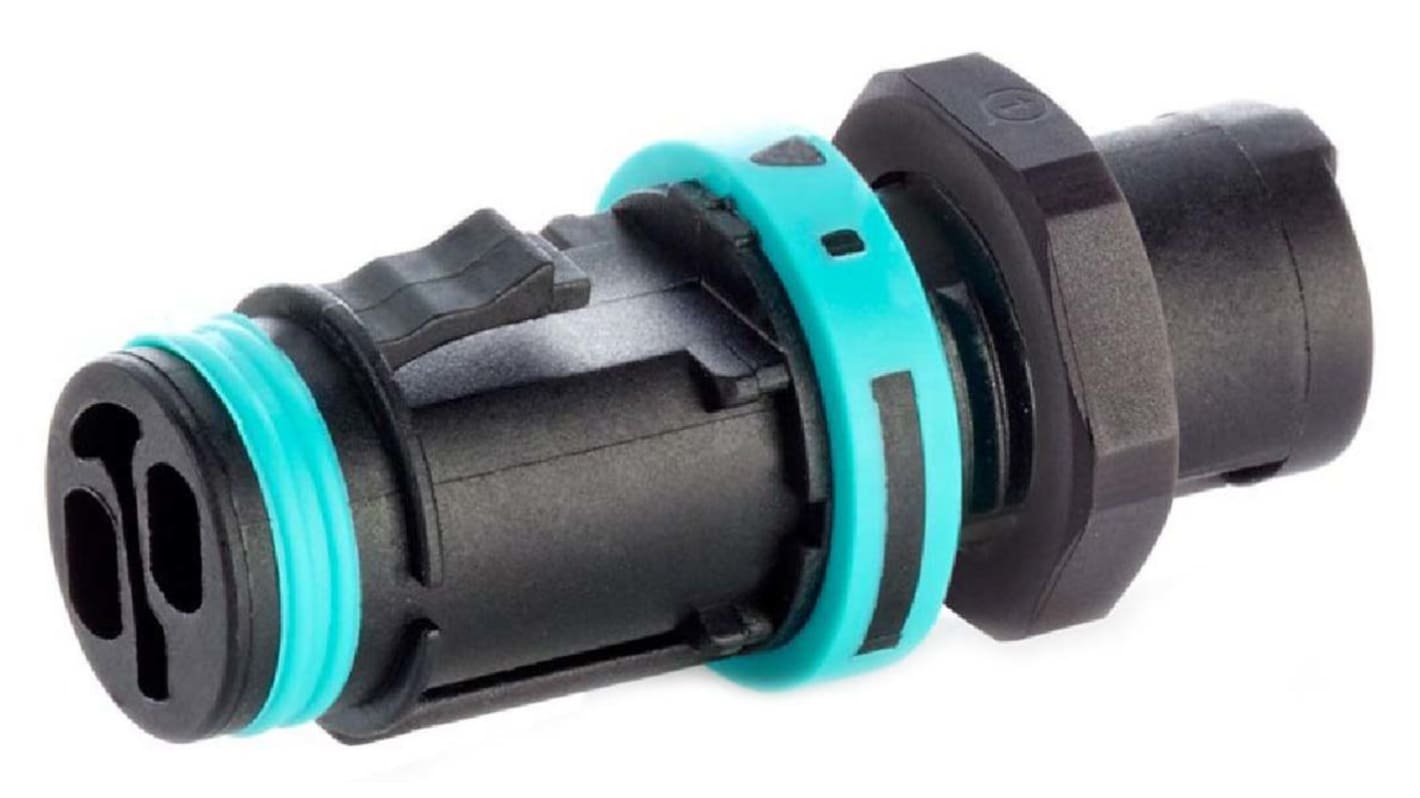 RS PRO Tee Socket, 2-Pole, Female, 1-Way, Panel Mount, 10A, IP68 | RS