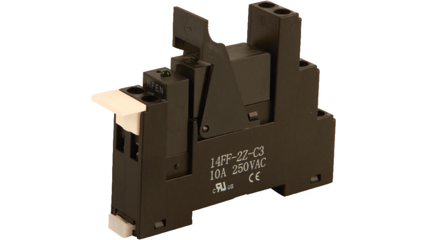 2RM-12-3 | Hongfa Europe GMBH 2RM Series Interface Relay, DIN Rail Mount, 12V dc Coil, DPDT, 2 ...