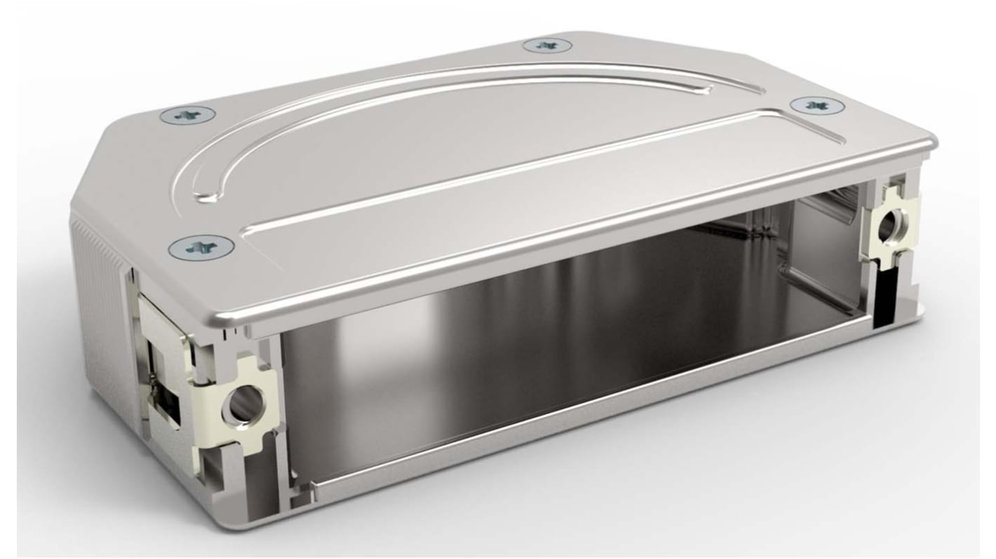 1-2308338-1 | TE Connectivity Zinc Angled D Sub Backshell, 50, 78 Way | RS