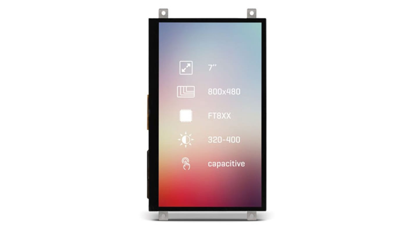 MikroElektronika MIKROE-2176 TFT LCD Colour Display / Touch Screen, 7in, 800 x 480pixels | RS