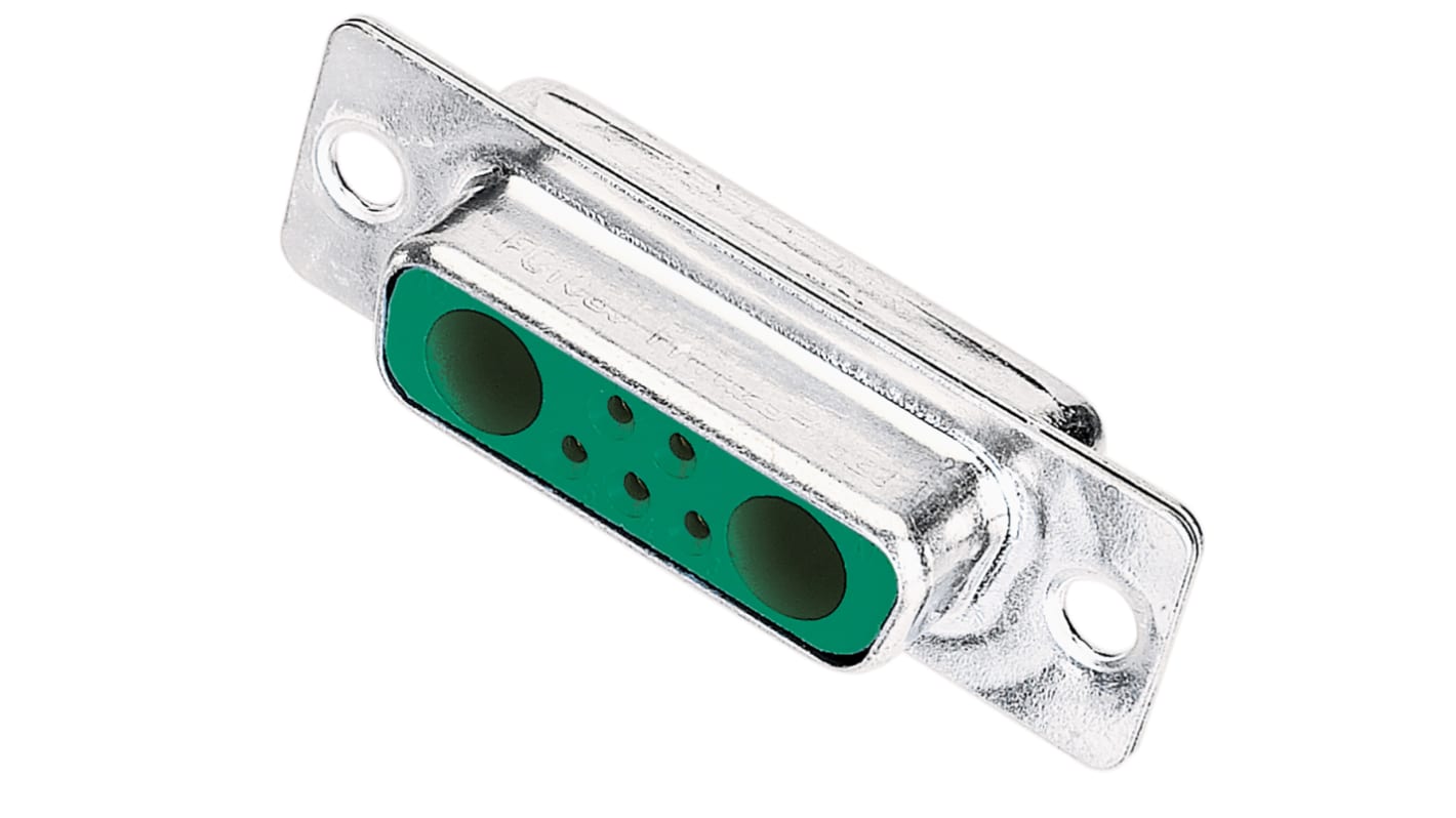 09692015072 | HARTING 7W2 7 Way Panel Mount D-sub Connector Socket, 2 ...