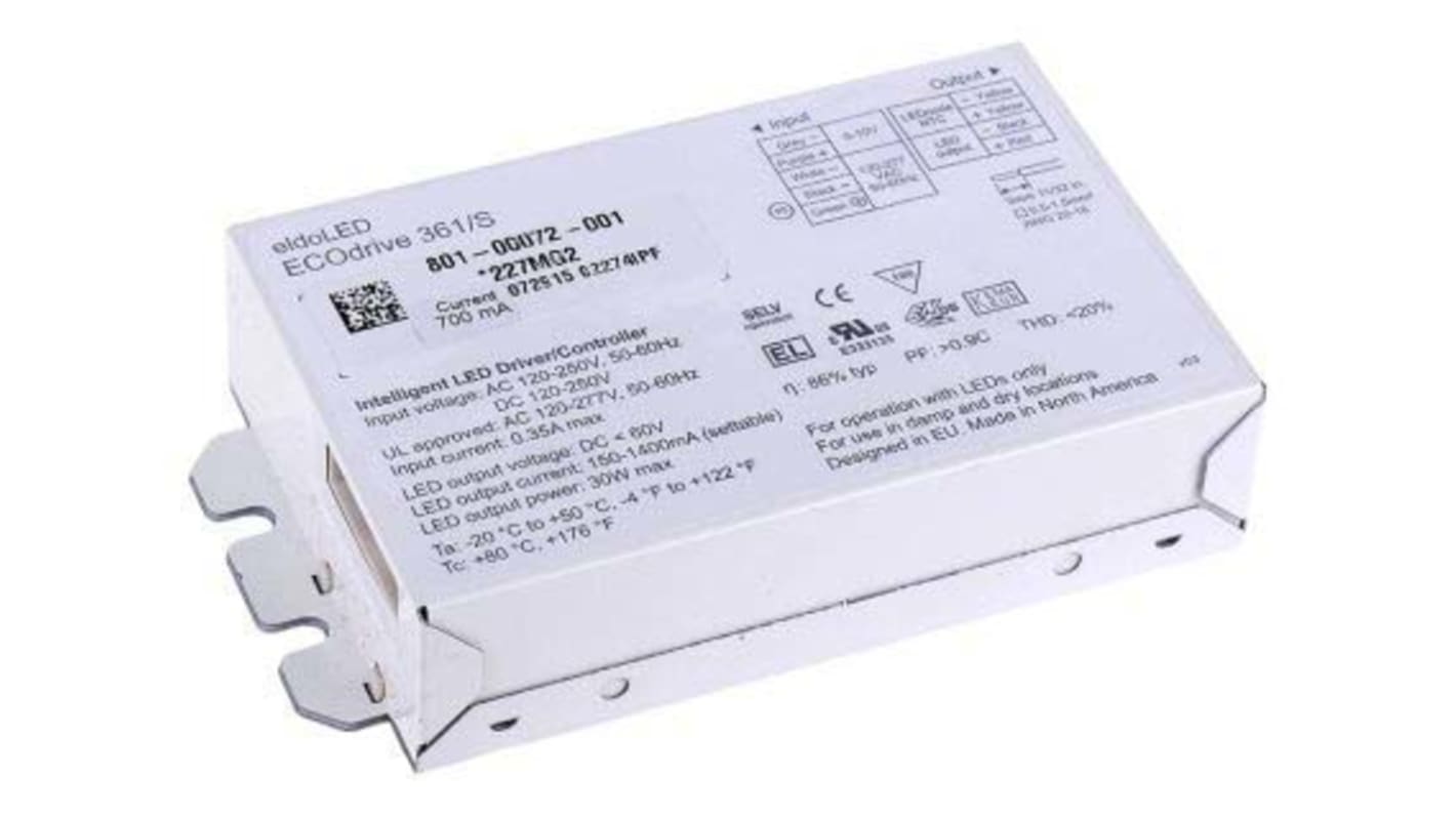 EC0361A4 | eldoLED LED Driver, 55V Output, 30W Output, 150 → 1400mA ...