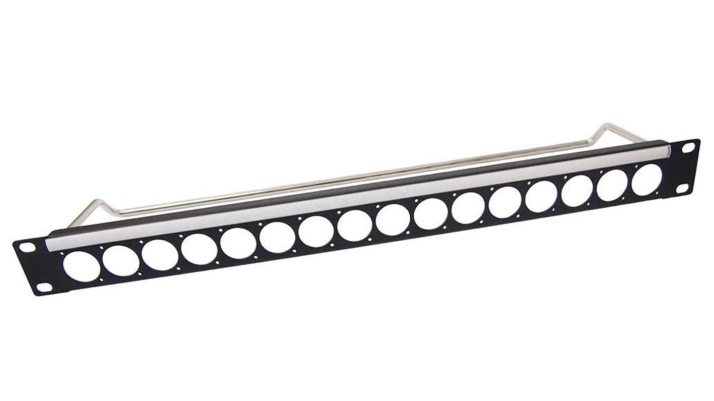 XLR 16 Port Audio, Video Patch Panel, 1U Rack Height | RS