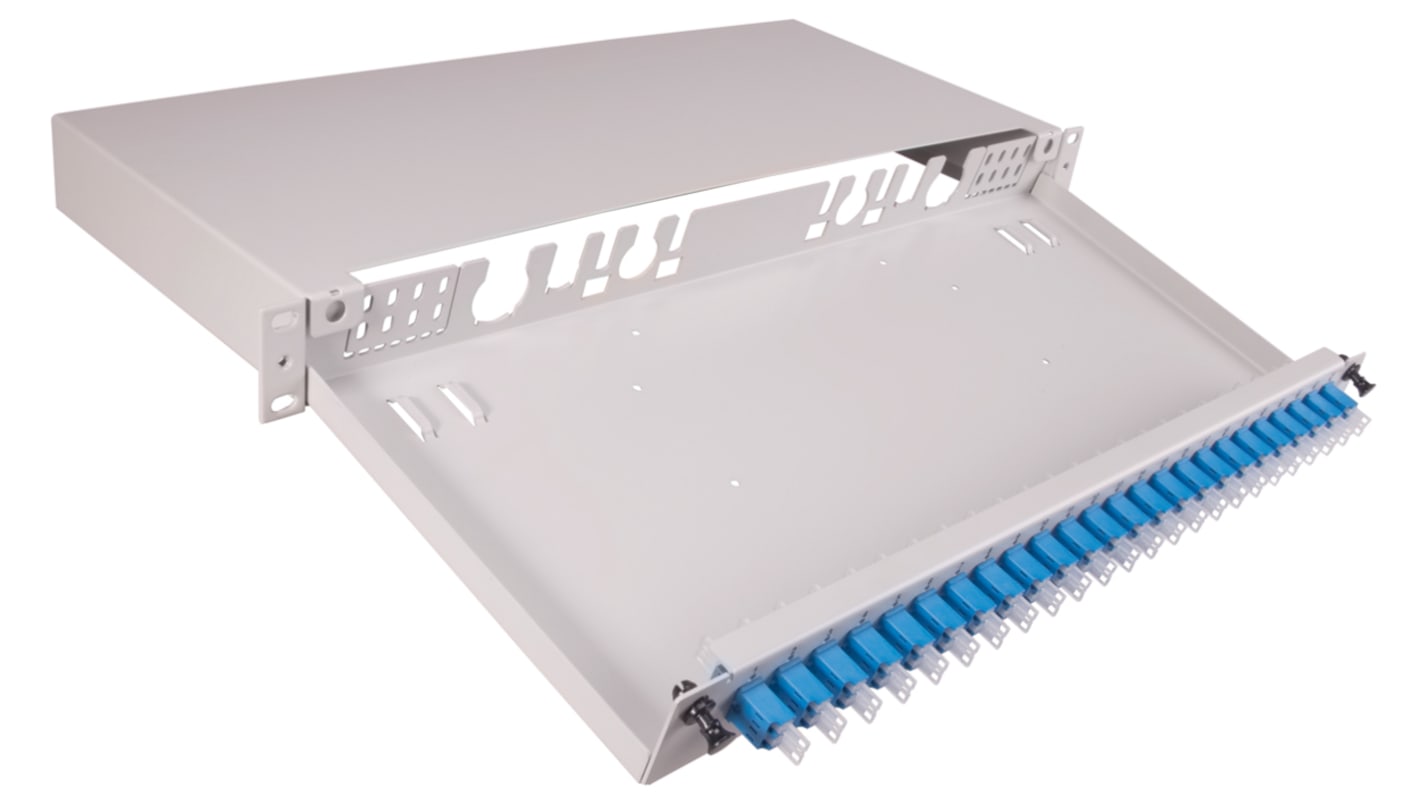 FL1-BLCAD-2400-SM-000-0O00 | Huber+Suhner 24 Port LC Single Mode Simplex Fibre Optic Patch Panel ...
