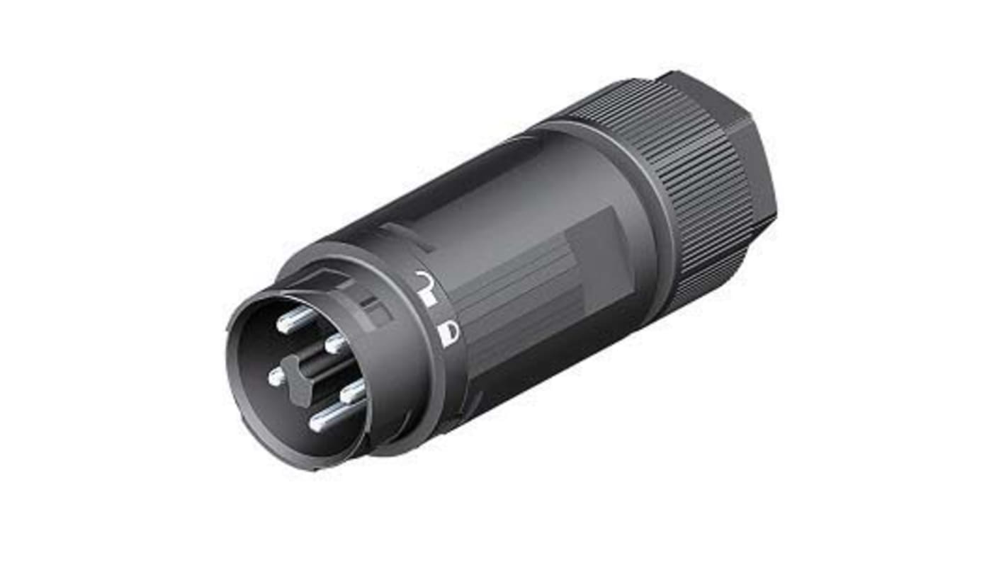 46.052.4553.1 | Wieland RST16i2/3 Series Mini Connector, 5-Pole, Male ...