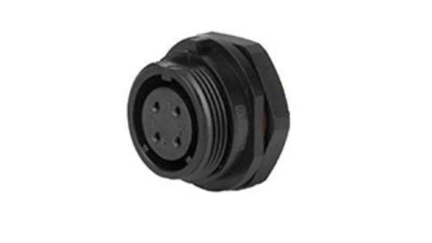 RS PRO Circular Connector, 4 Contacts, Bulkhead Mount, Socket, Female ...
