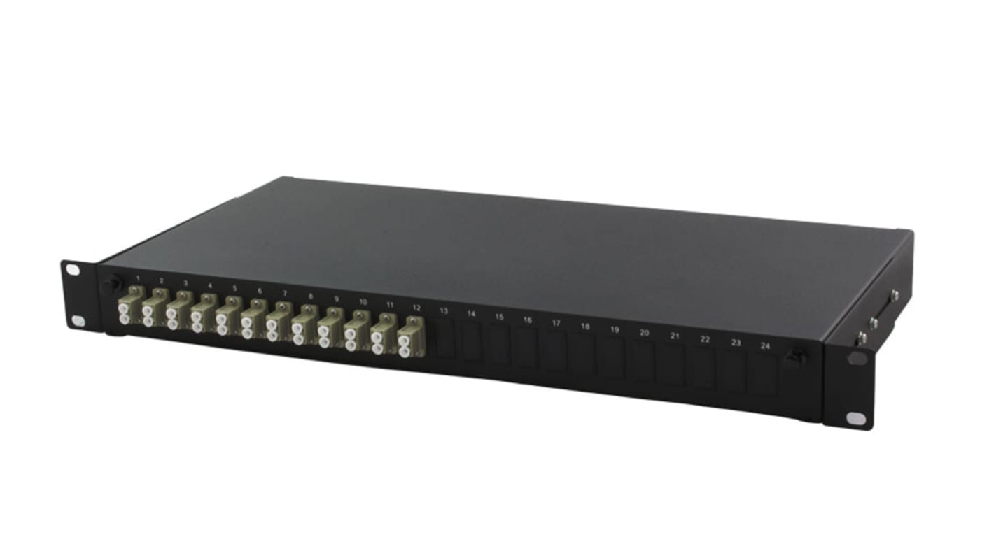 2-1671000-4 | COMMSCOPE 24 Port LC, UPC Duplex Fibre Optic Patch Panel ...