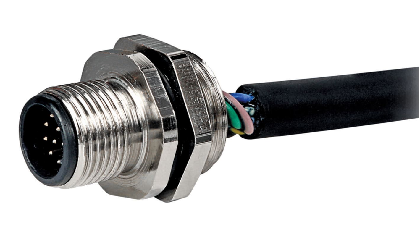 RS PRO Circular Connector, 12 Contacts, Panel Mount, M12 Connector ...