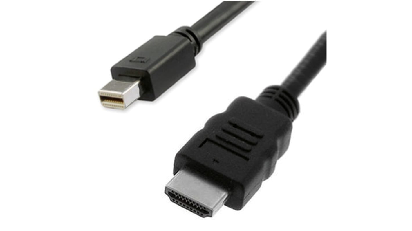 RS PRO Male Mini DisplayPort to Male HDMI, PVC Cable, 4.5m | RS