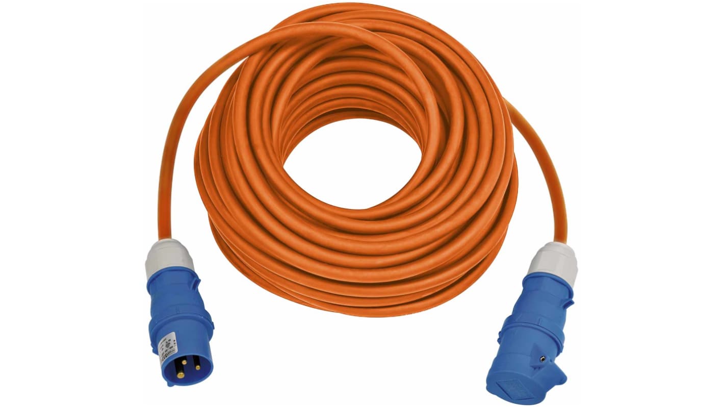 1167650625 | brennenstuhl 25m 1 Socket BS4343 Extension Lead, 230 V ...