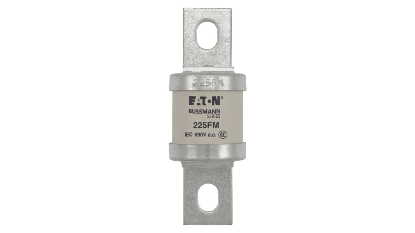 225FM | Eaton 225A British Standard Fuse, FM, 690 V ac, 500V dc, 80 → ...