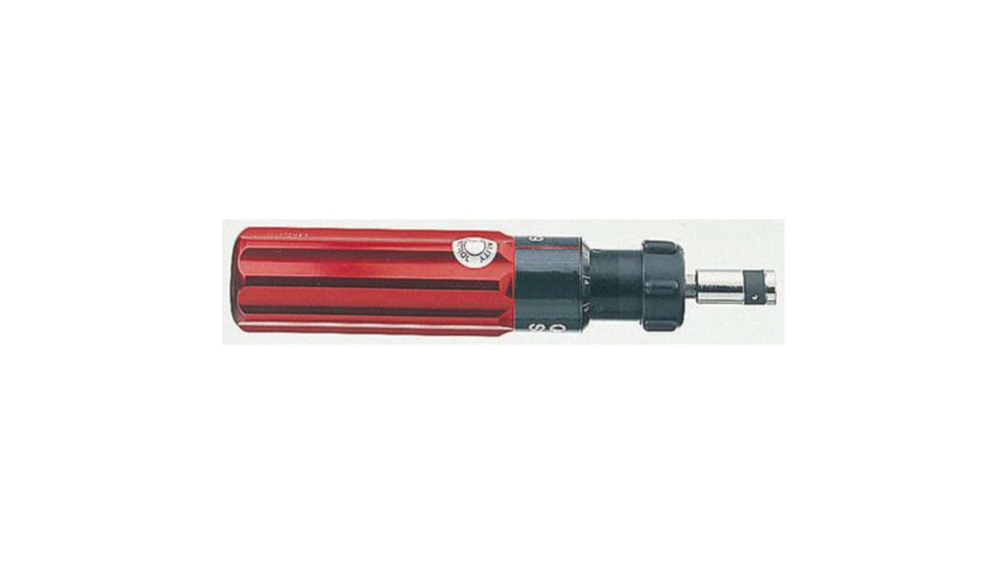 RS PRO Pre-Settable Hex Torque Screwdriver, 1 → 6Nm, 1/4 in Drive, ±6 % ...