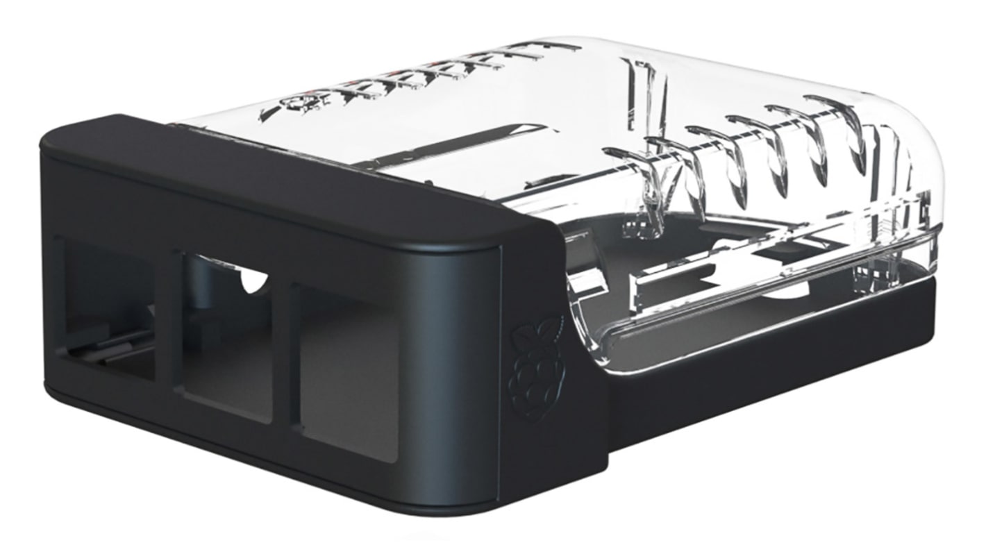 CBRPIHAT-BLK | DesignSpark ABS Case for use with Raspberry Pi 3B+, Raspberry Pi and a Pi HAT in ...