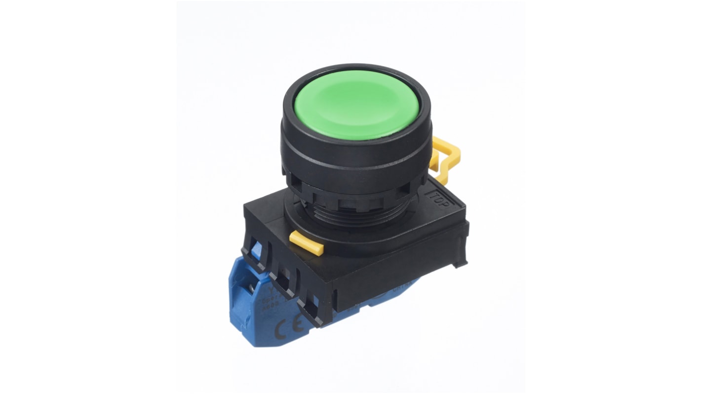 YW1B-A1E10G | Idec YW Series Illuminated Push Button Complete Unit ...