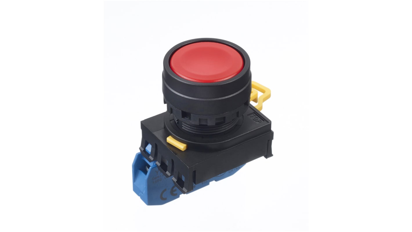 YW1B-A1E10R | Idec YW Series Illuminated Push Button Complete Unit ...