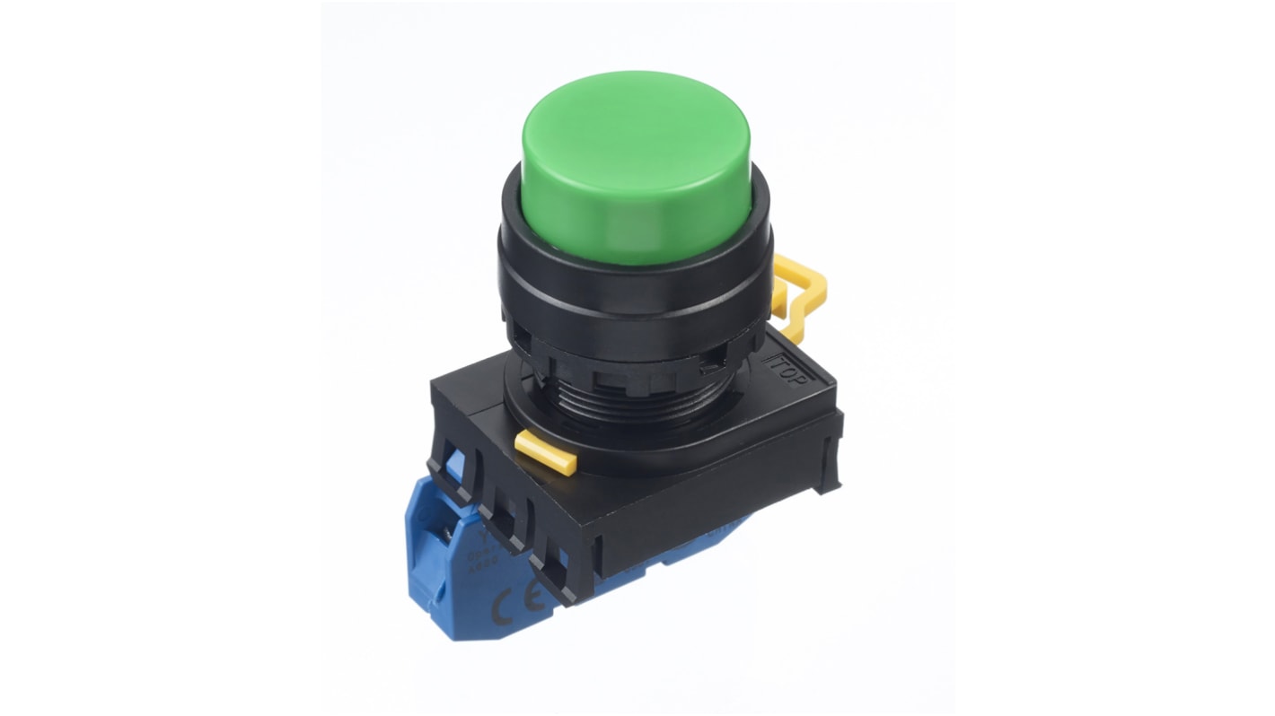 YW1B-M2E10G | Idec YW Series Push Button Complete Unit, Panel Mount ...
