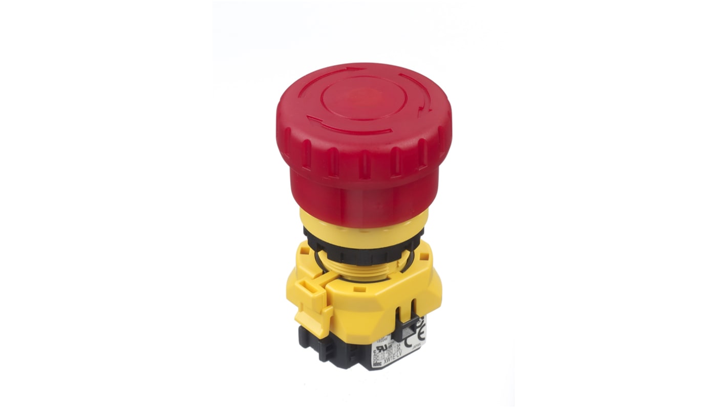 XW1E-LV413Q4R | Idec XW Contact Block - NO/3NC Red, 24 V ac/dc | RS