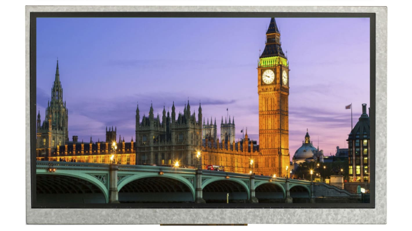 Midas MCT070WCA0C1W800480LML TFT LCD Colour Display / Touch Screen, 7in, 800 x 480pixels | RS