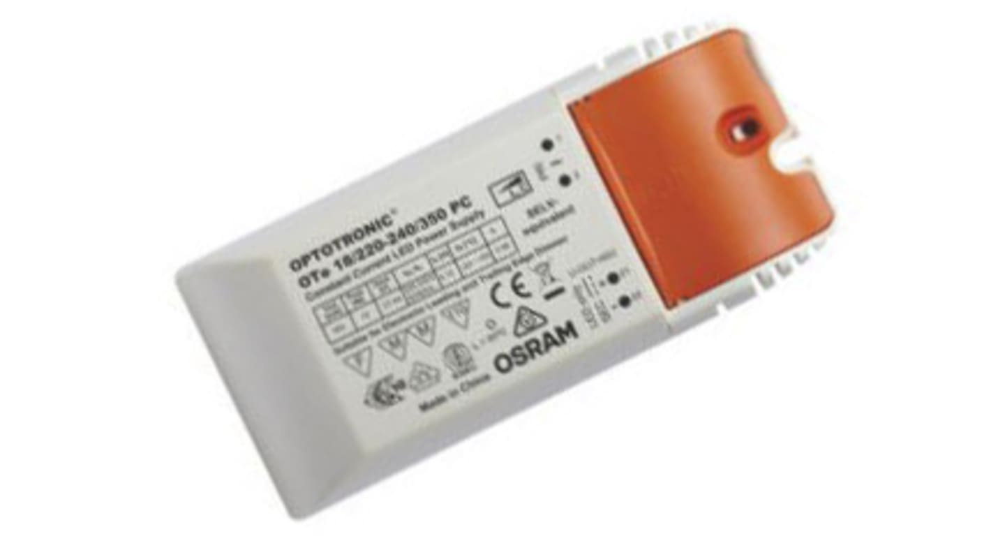 OTE 18/220-240/350 PC | Osram LED Driver, 27 → 54V Output, 19W Output ...