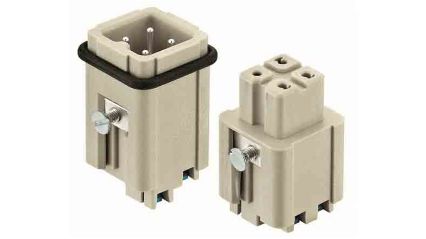 09200032733 | Harting Heavy Duty Power Connector Insert, 10A, Female ...